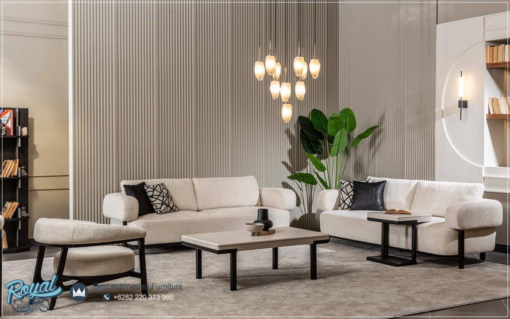 Set Sofa Tamu Jati Minimalis Modern Korean Style Kursi Mewah